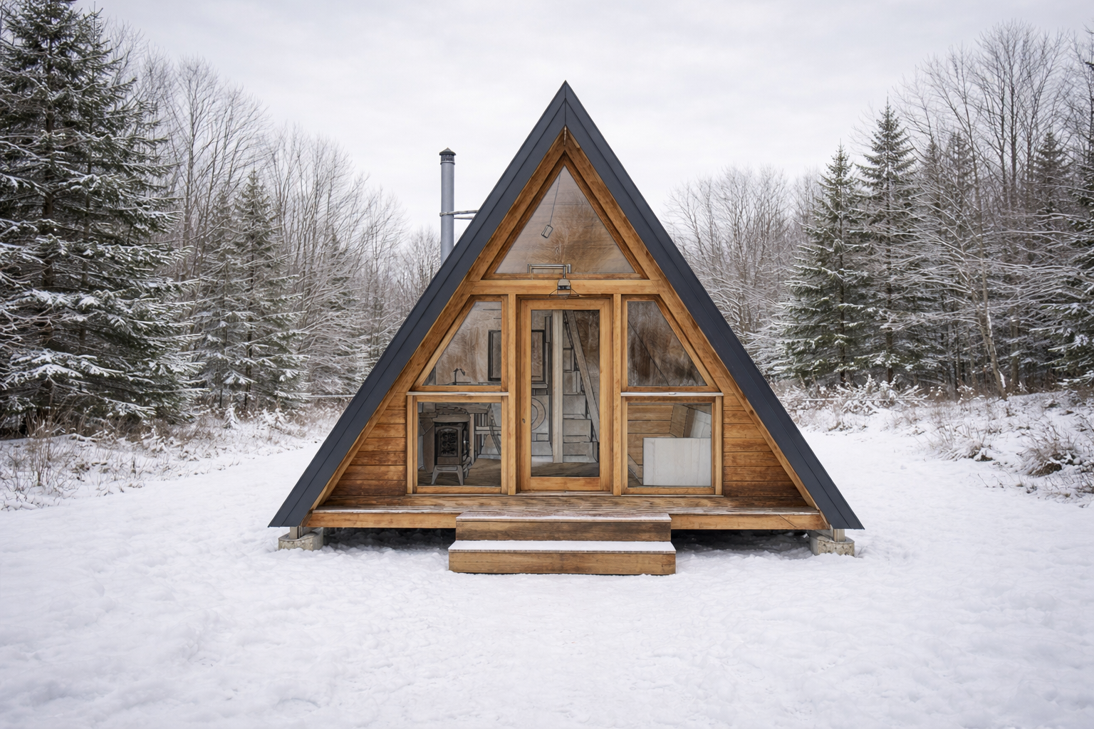 16x16 A Frame Cabin